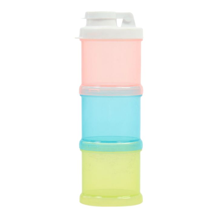 3 Layer Colorful Baby Milk Powder Container Non-Toxic/Baby Formula ...