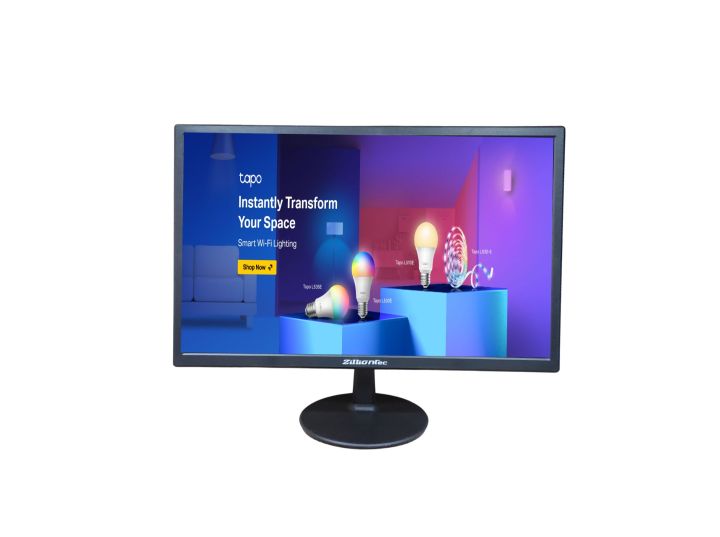 Zilliontec Monitor 22″ Inch HD LED Monitor 16:9, VGA & HDMI Input Black ...