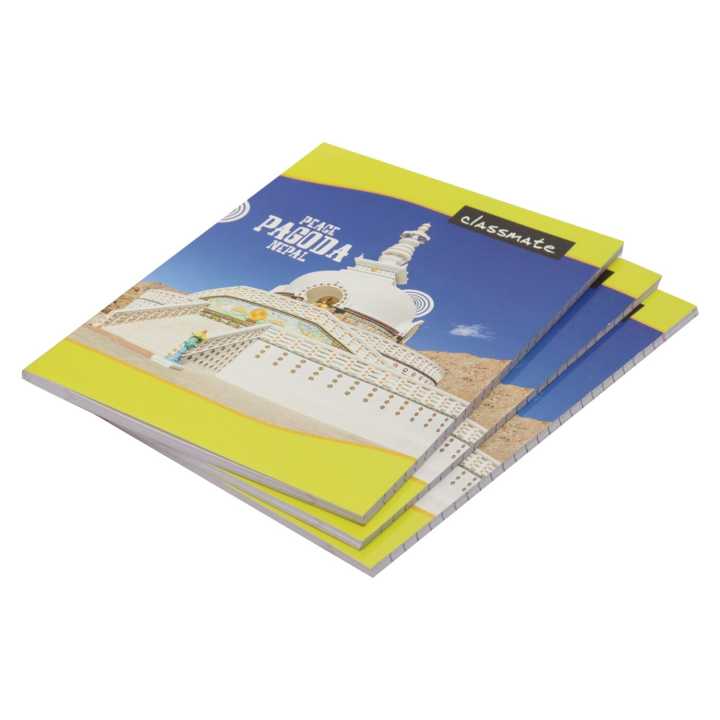 Classmate Peace Pagoda Nepal Nepali Notebook Copy, Set Of 3 | Daraz.com.np