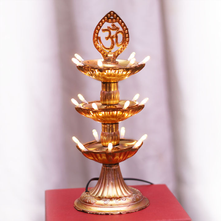 Deep Light with 21 LED Light - for Festival Pooja Tihar Deepawali ...