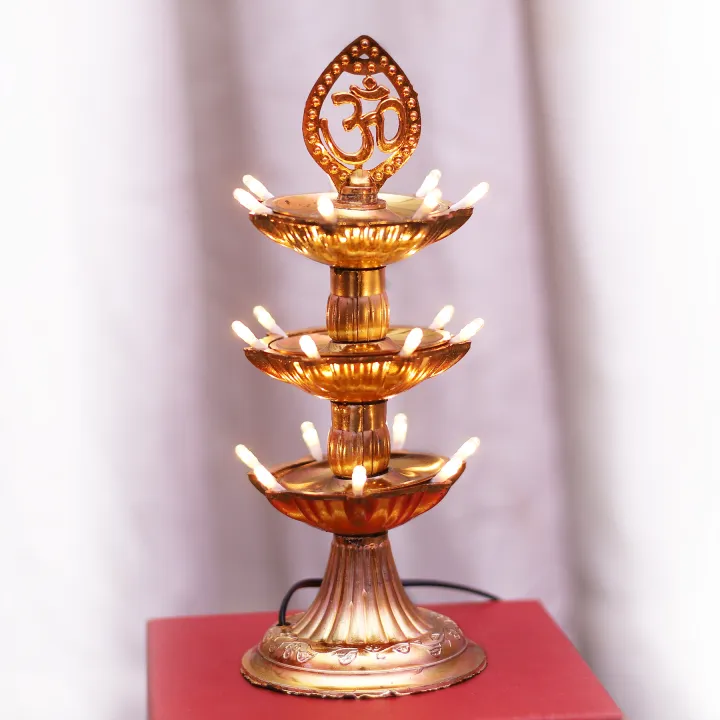 Deep Light with 21 LED Light - for Festival Pooja Tihar Deepawali ...