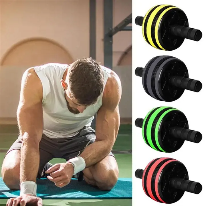 Ab Wheel Roller Workout Roller Wheel with Knee Abdominal Exercise ...
