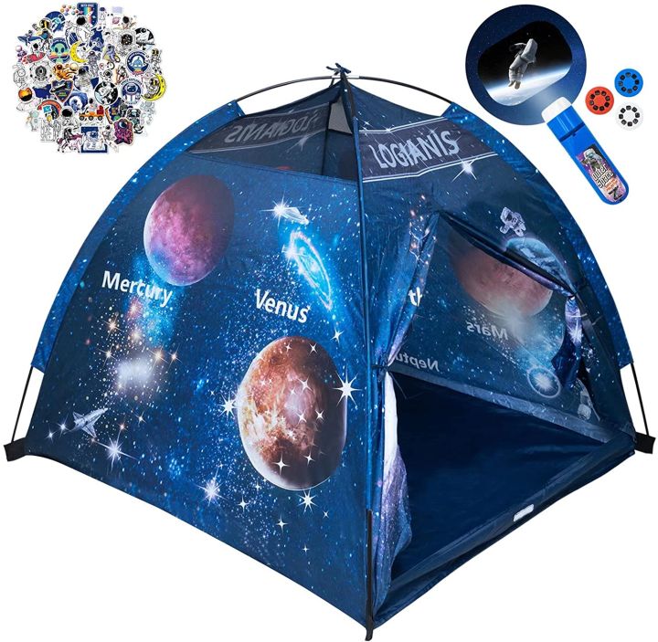 New Design Galaxy Dome Tent With Space Torch Projector For Kids Outdoor ...