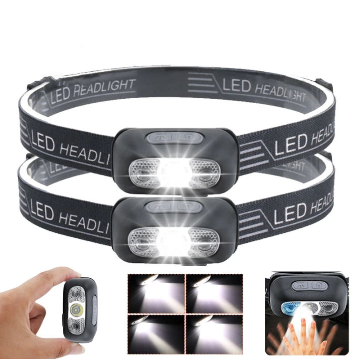 Multifunctional LED Headlamp, Motion Sensor Portable Head Flashlight-1 Piece | Daraz.com.np