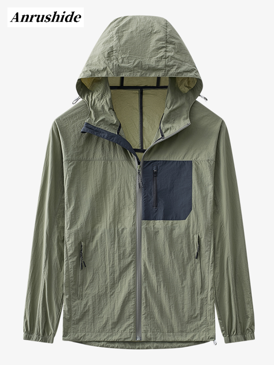 Anrushide Jacket casual trench coat UPF50 clothing outdoor ultra-light ...