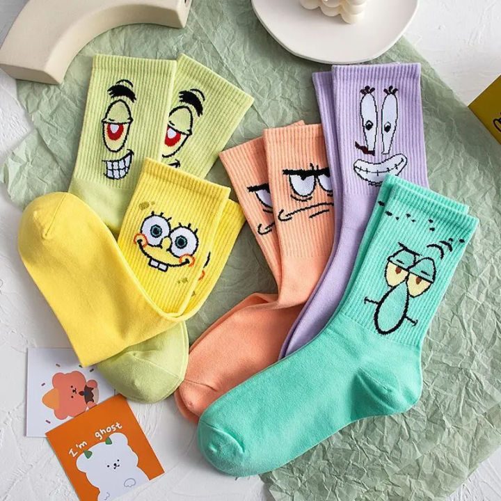 Spunky Add-ons SpongeBob SquarePants New Mid-tube Socks | Daraz.com.np