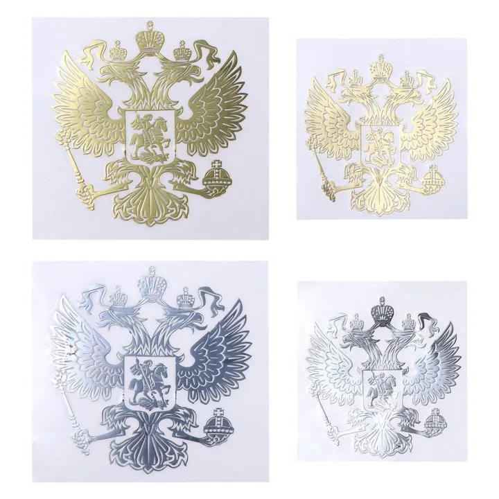 Car Styling Car Decals Notebook Sticke Russian Eagle Coat of Arms ...