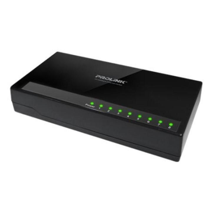 Prolink PSE810 8-Port 10/100Mbps Ethernet Switch - Black | Daraz.com.np