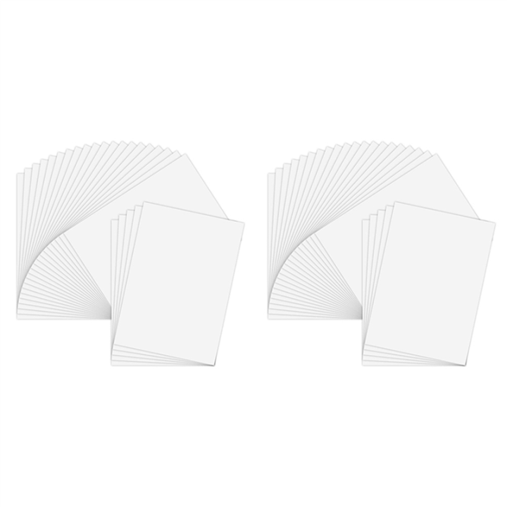 50 Sheets Printable Vinyl Sticker Paper Self-Adhesive Waterproof Matte ...