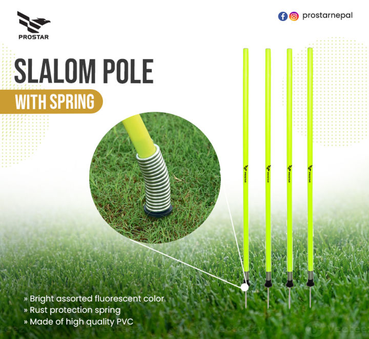 Prostar Football Slalome Pole With Spring | Daraz.com.np