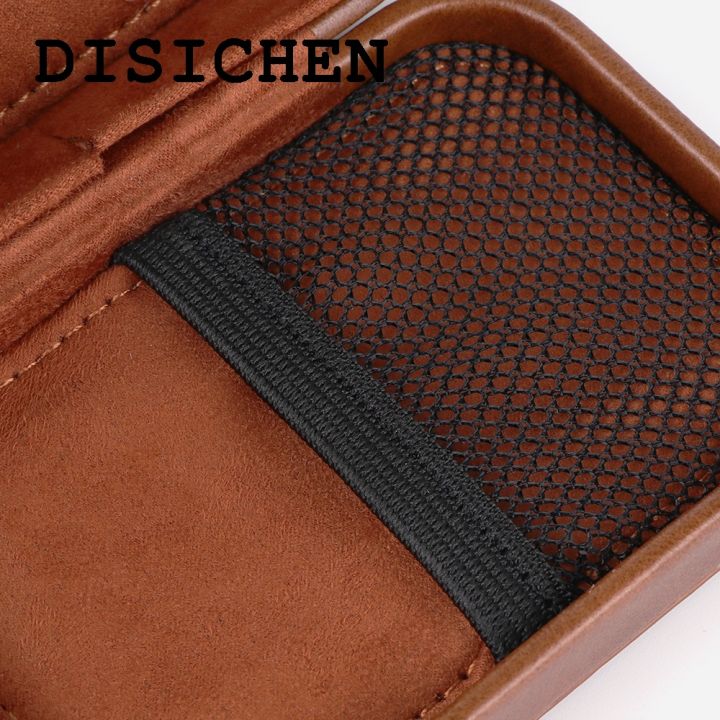 DISICHEN New Tin HiFi Auido IEM Cable Case Earphone Case Bag PU Leather ...