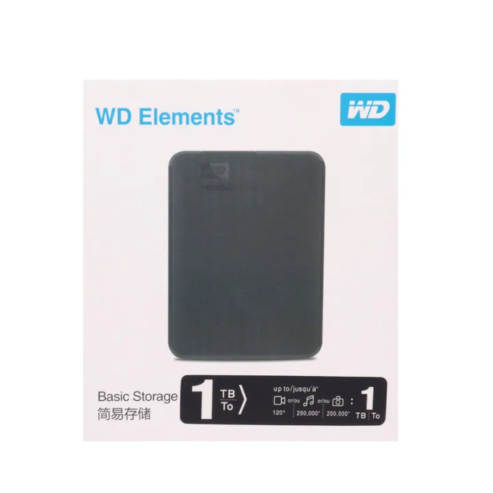 WD Elements Model No. Black Color External Hard Disk | Daraz.com.np