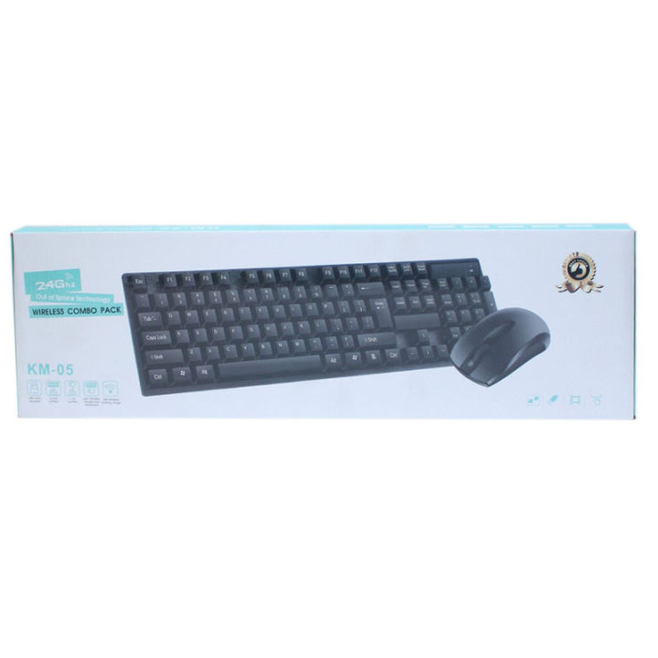 KM-05 Wireless Combo Pack Wireless Keyboard With Mouse | Daraz.com.np