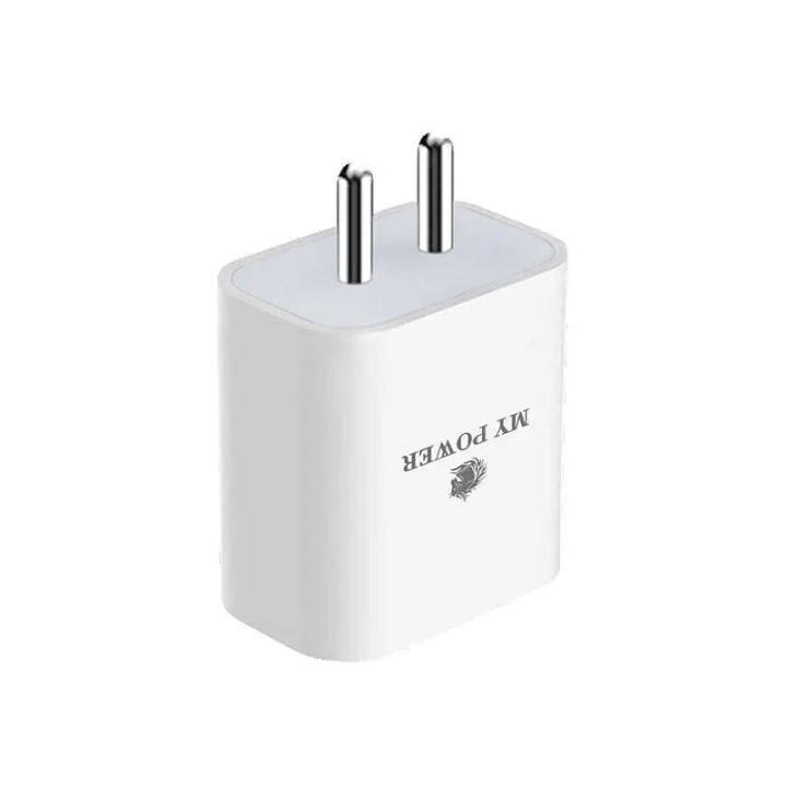 18W PD Fast Charger Adapter | Type-C Output | Indian Round Pin ...