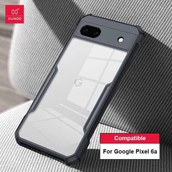 Xundd Case For Google Pixel 6A - Airbag TPU Back Transparent Lens Full ...