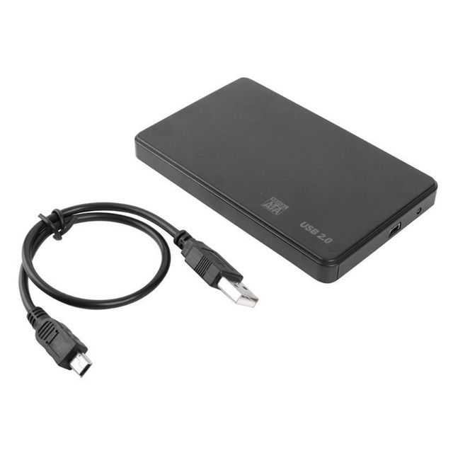 Plastic 3tb Usb 2.0/3.0 Hard Disk Adapter Enclosure Case For Lap Pc 2.5 ...