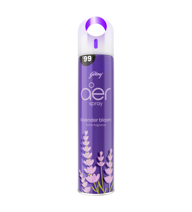 Godrej aer spray, Air Freshener for Home & Office - Lavender Bloom ...