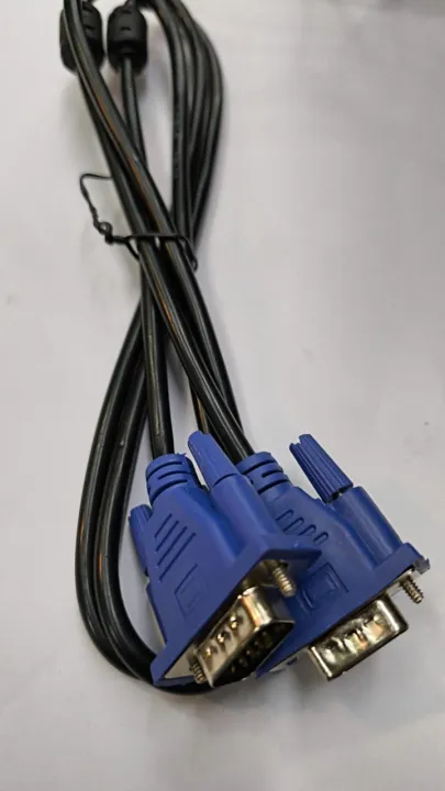VGA CABLE COMPUTER DISPLAY CABLE 1.5 METER MALE TO MALE 15 PIN MALE TO 15 PIN MALE | Daraz.com.np