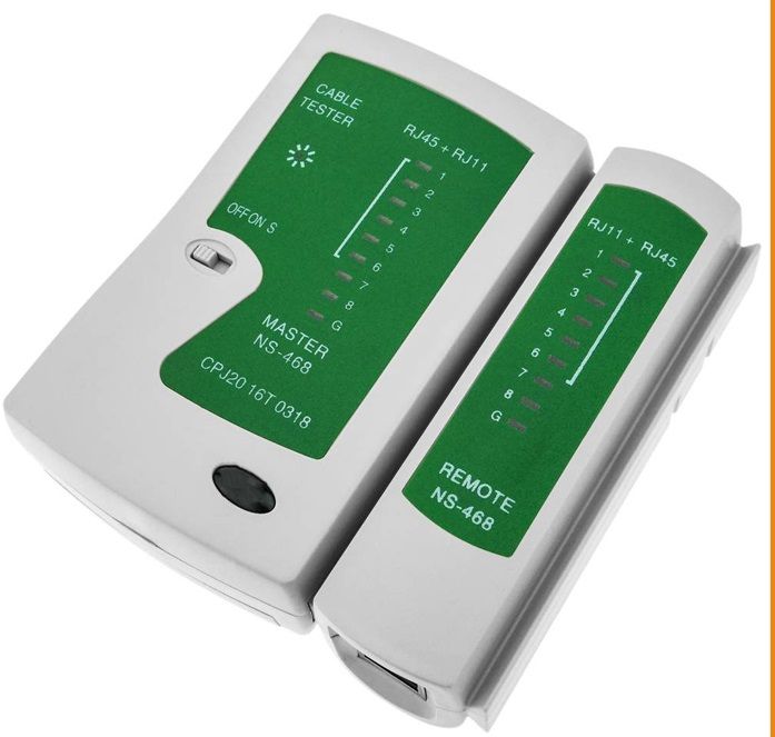 Professional Rj45 Cable Lan Tester Network Cable Tester Rj45 Rj11 Rj12 ...