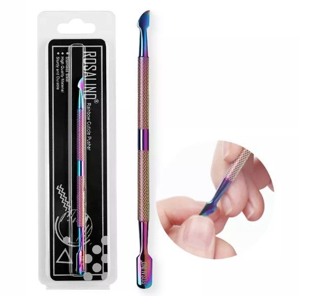 Rosalind Professional Rainbow Trimming Fork Cuticle Pusher-1pcs | Daraz ...