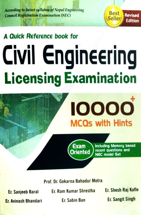 A Quick Reference Book For Civil Engineering Licensing Examination ...