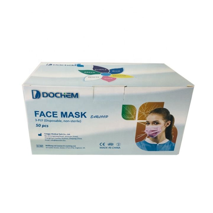 Dochem Disposable Medical Face Mask 50 Pcs | Daraz.com.np