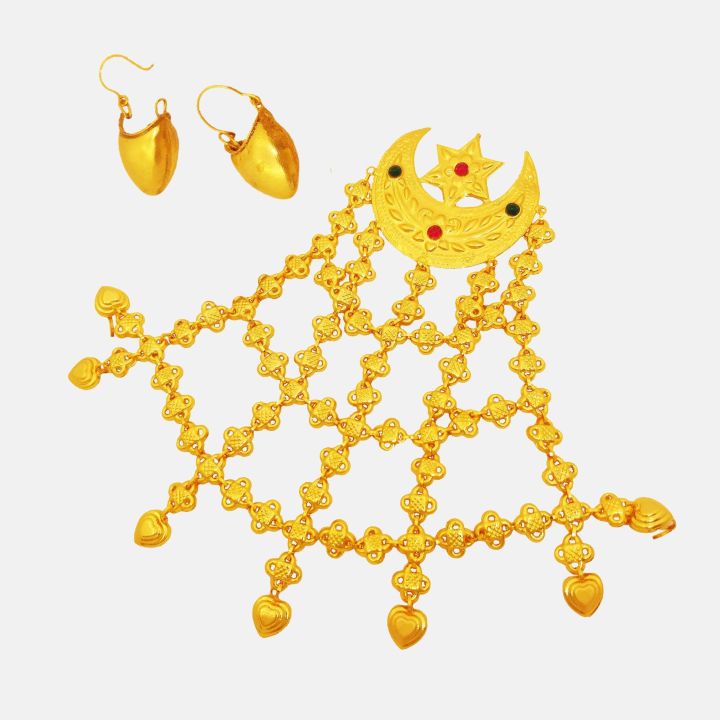 Traditional Newari Jewellery Nyapu Shikha With Makasi Newari Set For ...