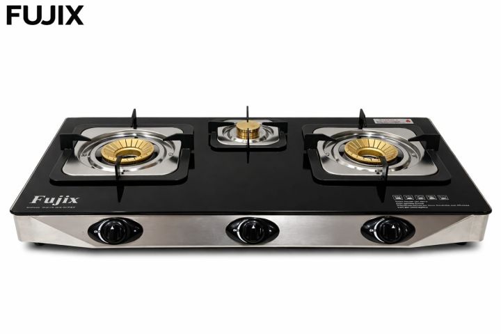Fujix 3 Burner Automatic stove 3-N5_M75_ Black | Daraz.com.np