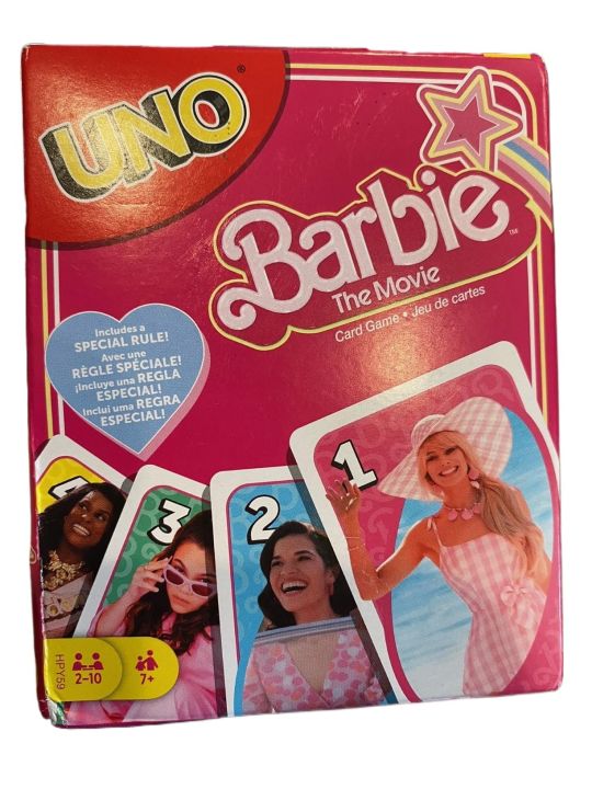 Mattel Games UNO Barbie The Movie Card Game, Inspired by the Movie for ...