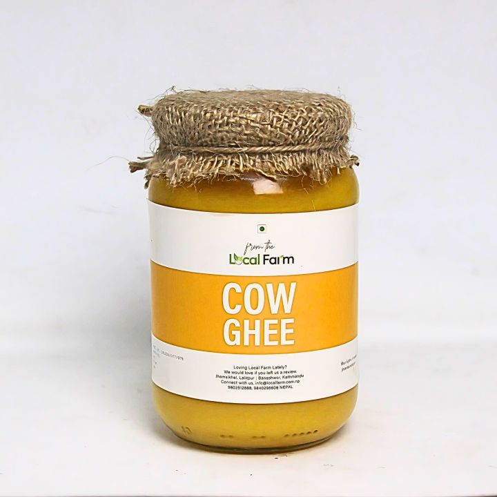 Local Farm 100% Organic Grass Feed-Cow Ghee - 500ml | 100% Nutrient ...