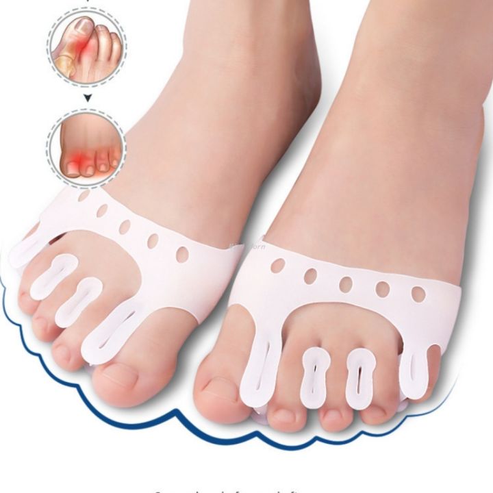 Mini Born Silicone Metatarsal Pads Toe Separator Hallux Valgus ...