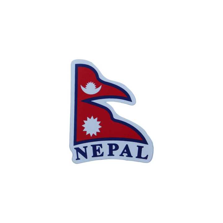 Red Color Nepal Print Sticker | Daraz.com.np