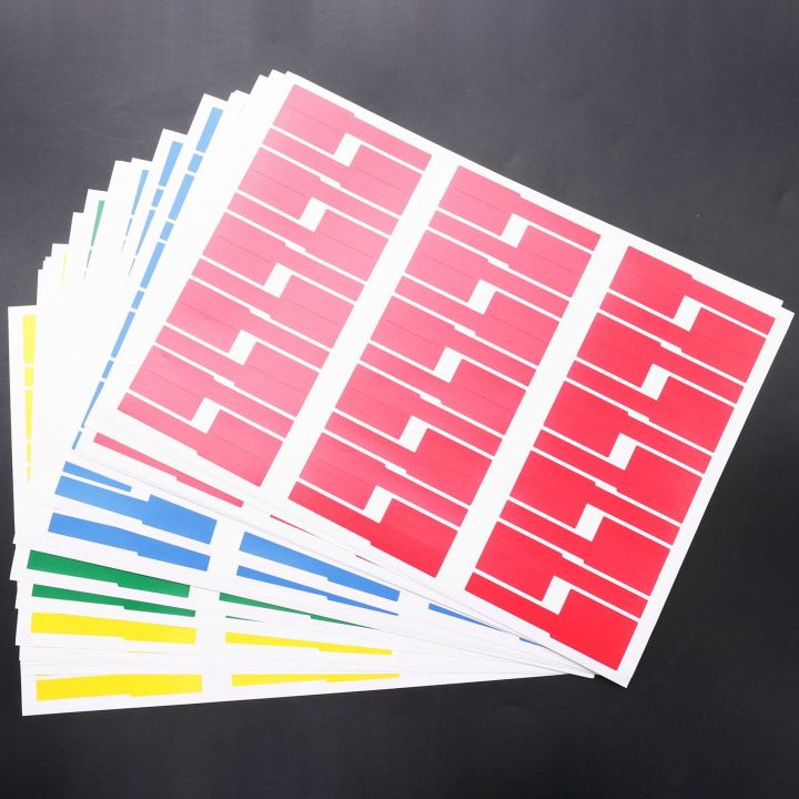 OUMERY 750Pcs Cable Label Sticker Waterproof Wire Network Electrical ...