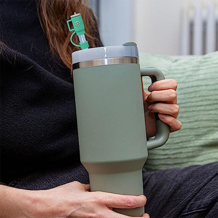 Straw Covers Cap for Stanley Cup, Silicone Straw Tip Covers for Stanley ...