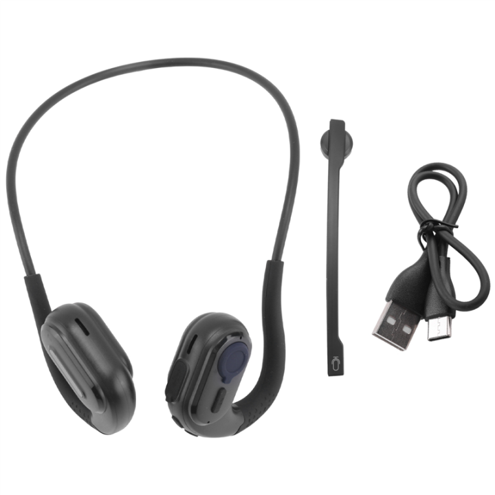 Wireless Headphones with Removeable Boom Microphone Mute Button Open ...