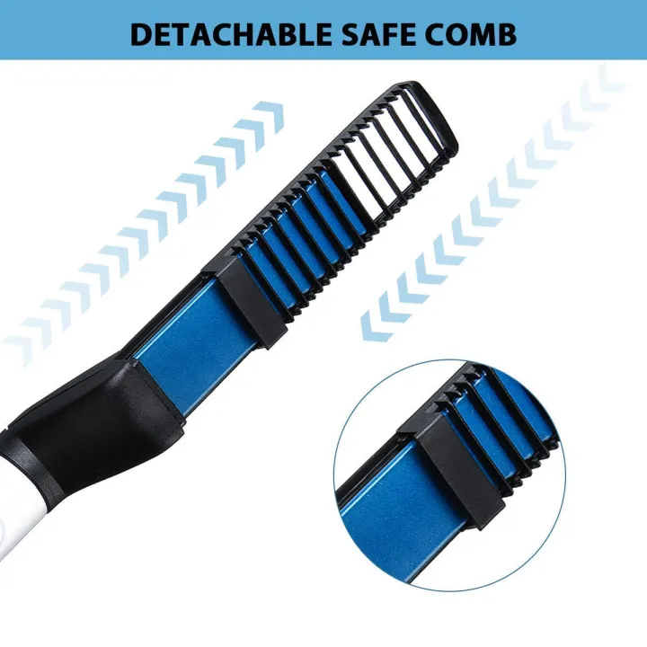 Multifunctional Curly Hair Straightening Comb Curler and Beard ...