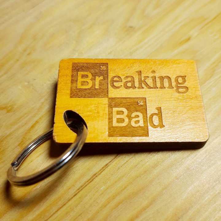 Wooden Engraved- Breaking Bad Keychain | Daraz.com.np
