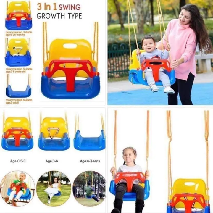 WowKidsZoneButwal - Baby Swing 3 In 1 Toddler Infant Safety Hanging ...