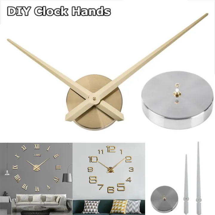 Large Quartz Mechanism Clock Needles Hands DIY Large Wall Clock ...