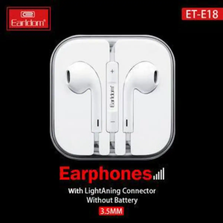 Earldom Et-E18 Stereo 3.5Mm Earphone With Mic & Volume Control | Daraz.com.np