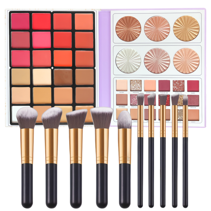 48 Colour Paper Palette Blush Concealer Highlighter Contour Eyeshadow 4 ...