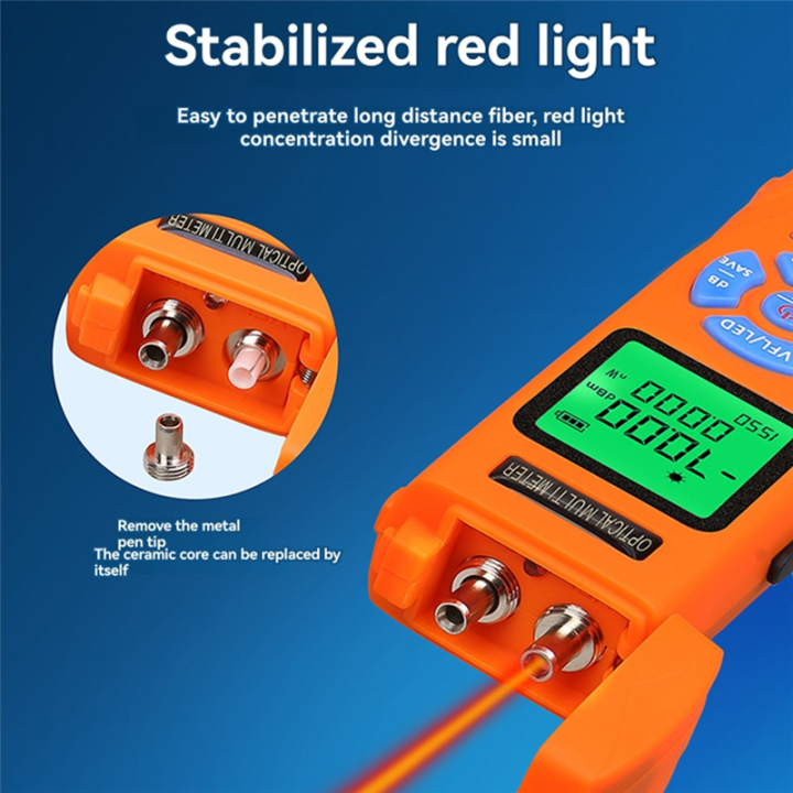 Rechargeable In-One Mini Optical Meter Visual Fault Locator Network ...