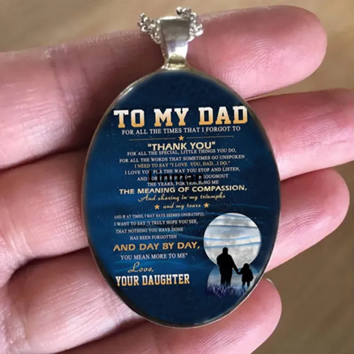 Linman 【 】temu Creative Drop Pendant Gift for Father ParenLuxury t ...