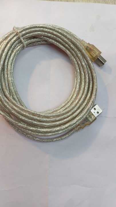 USB PRINTER CABLE 5MT NORMAL FOR INJECT PRINTER ONLY AND NOT FOR LASER ...