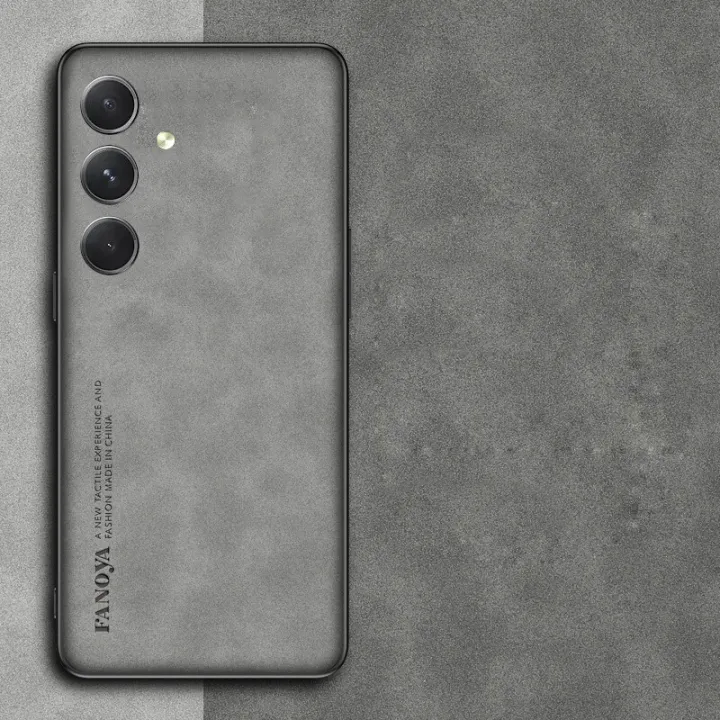 For Samsung Galaxy A24 Case Slim Hybrid Matte Soft Housing Wool Texture ...