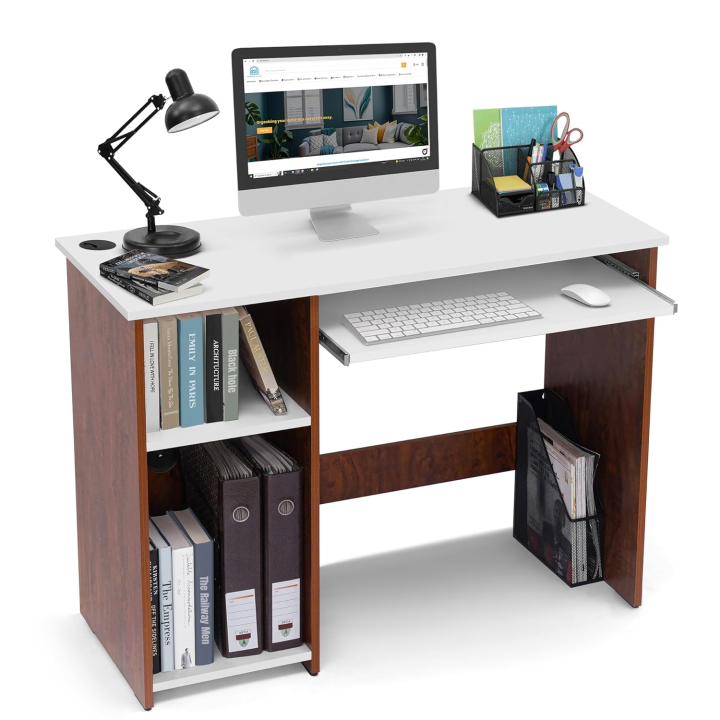 Computer Wooden Table for Home - Study Table for Students, Adults Work ...
