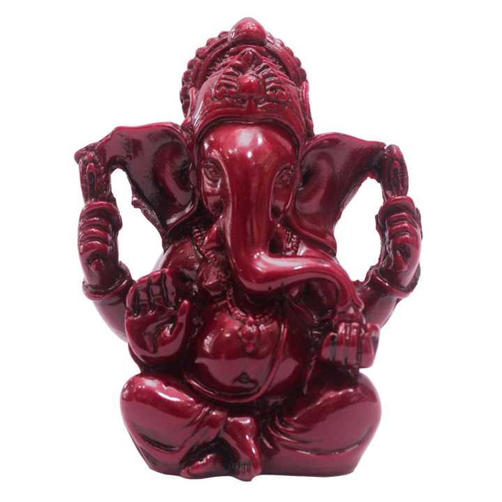 Red God Ganesh Statue 4inch | Daraz.com.np