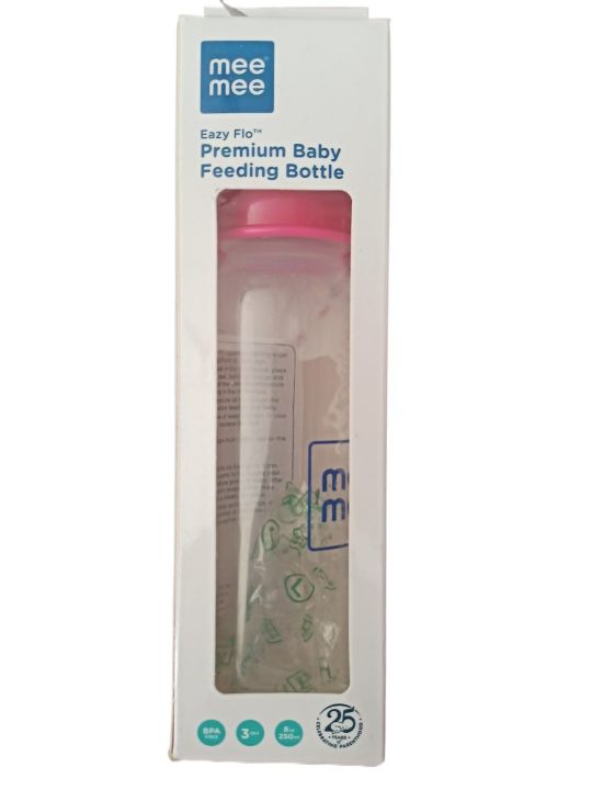 Meemee Eazy Flo Premium Baby Feeding Bottle with Anti-Colic Valve/Non ...