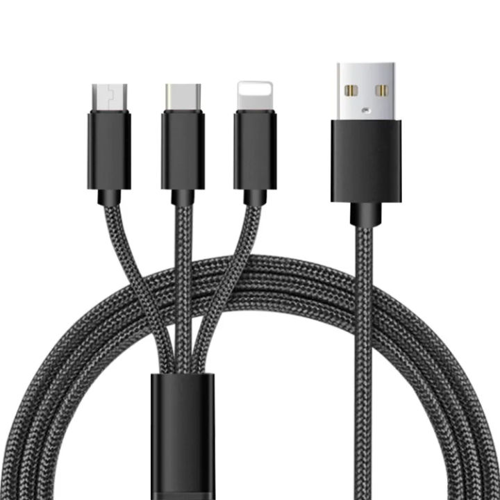 All in 1 Charging Cable (Type-C, Micro USB and Lightin) | Daraz.com.np