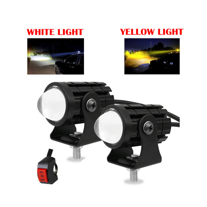 Universal Spot Light / Focus Light / Fog Light with Warm / White Light ...